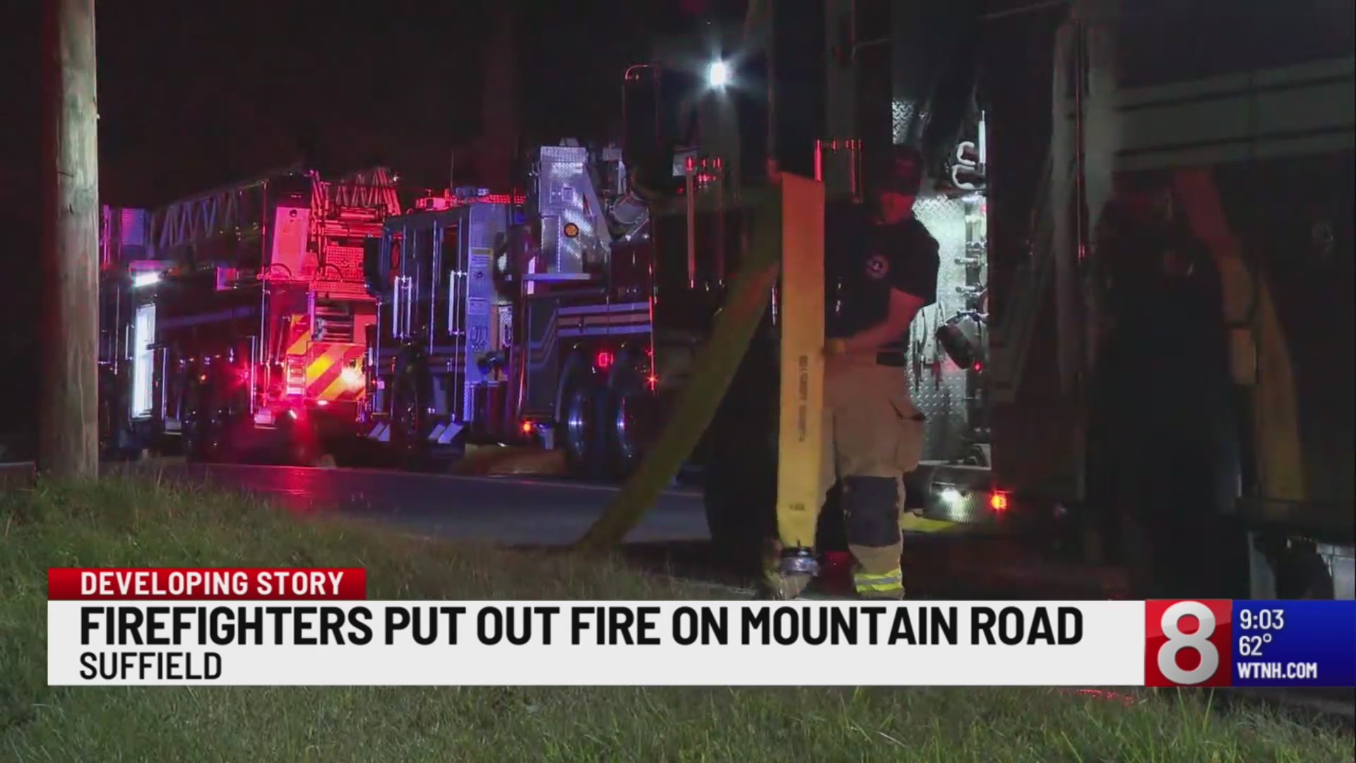 Suffield firefighters put out fire on Mountain Road – WTNH.com