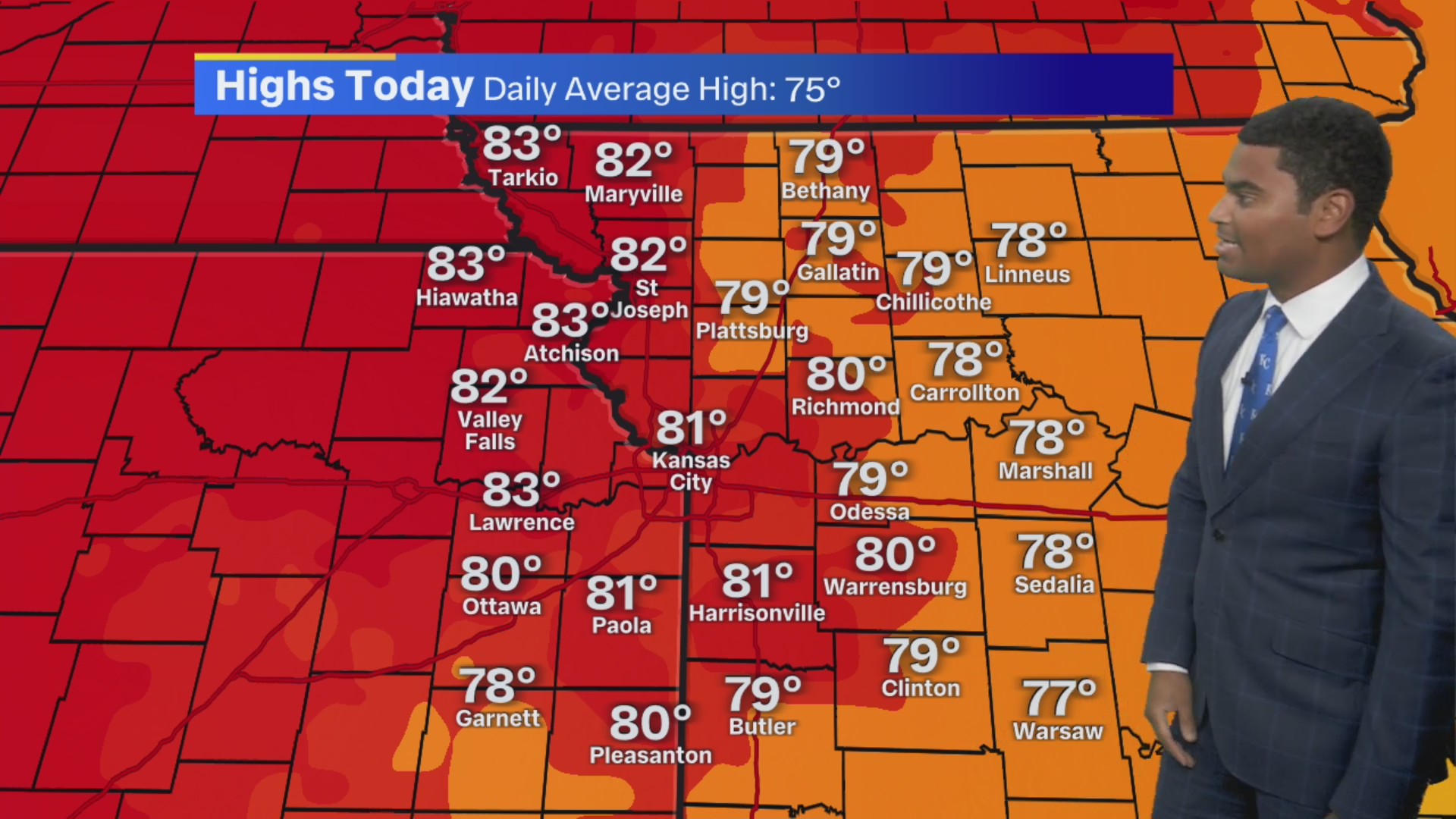A warm & nice weekend – FOX 4 Kansas City WDAF-TV | News, Weather, Sports