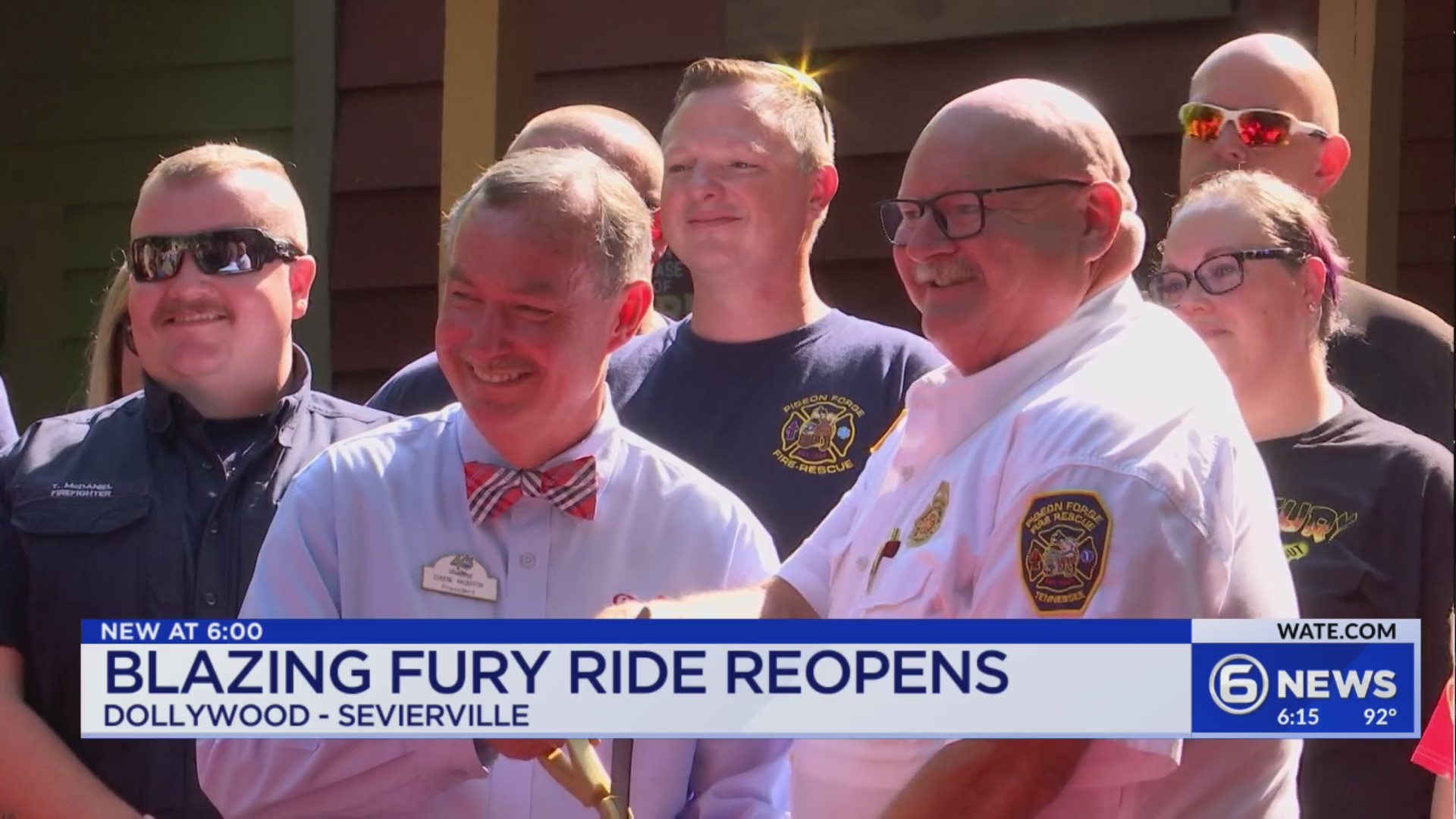 Dollywood honors local fire department with improved Blazing Fury ...