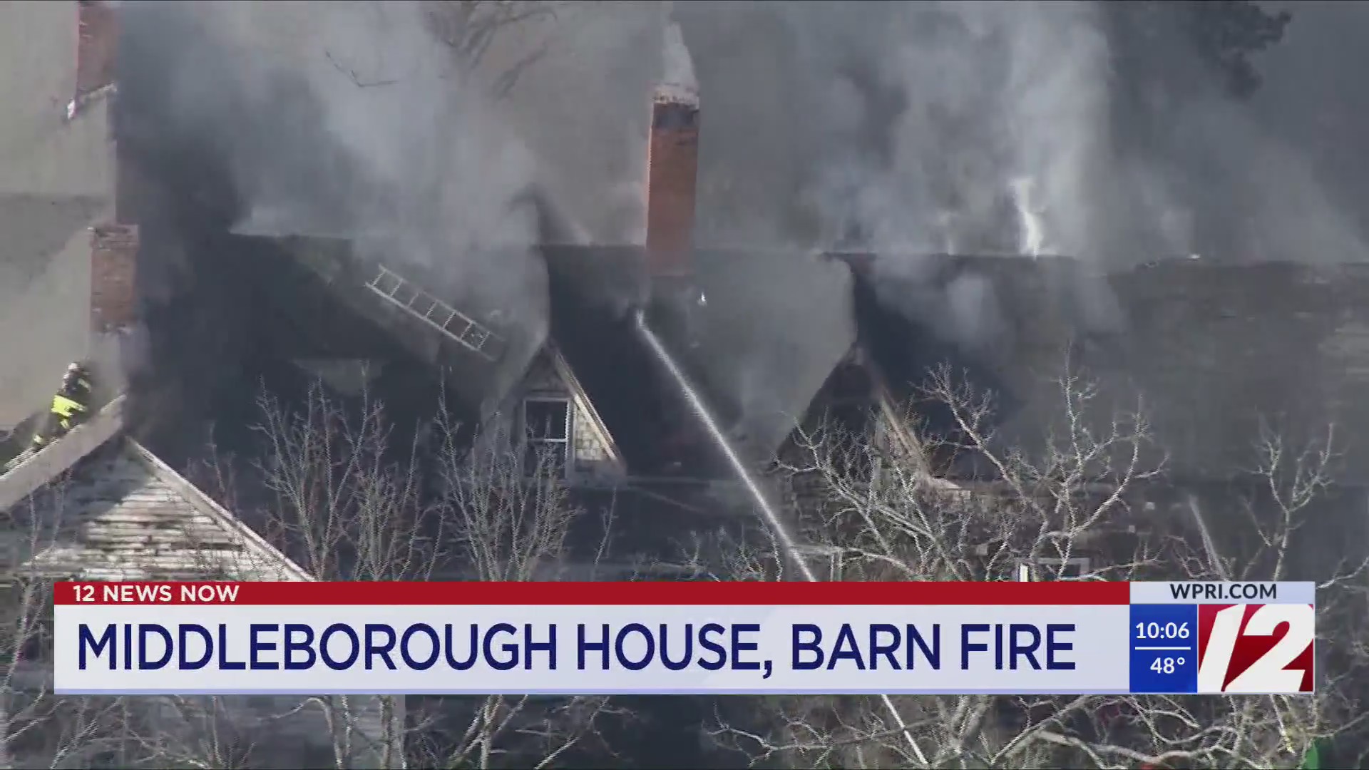 Man suffers second-degree burns in Middleboro house, barn fire – WPRI.com
