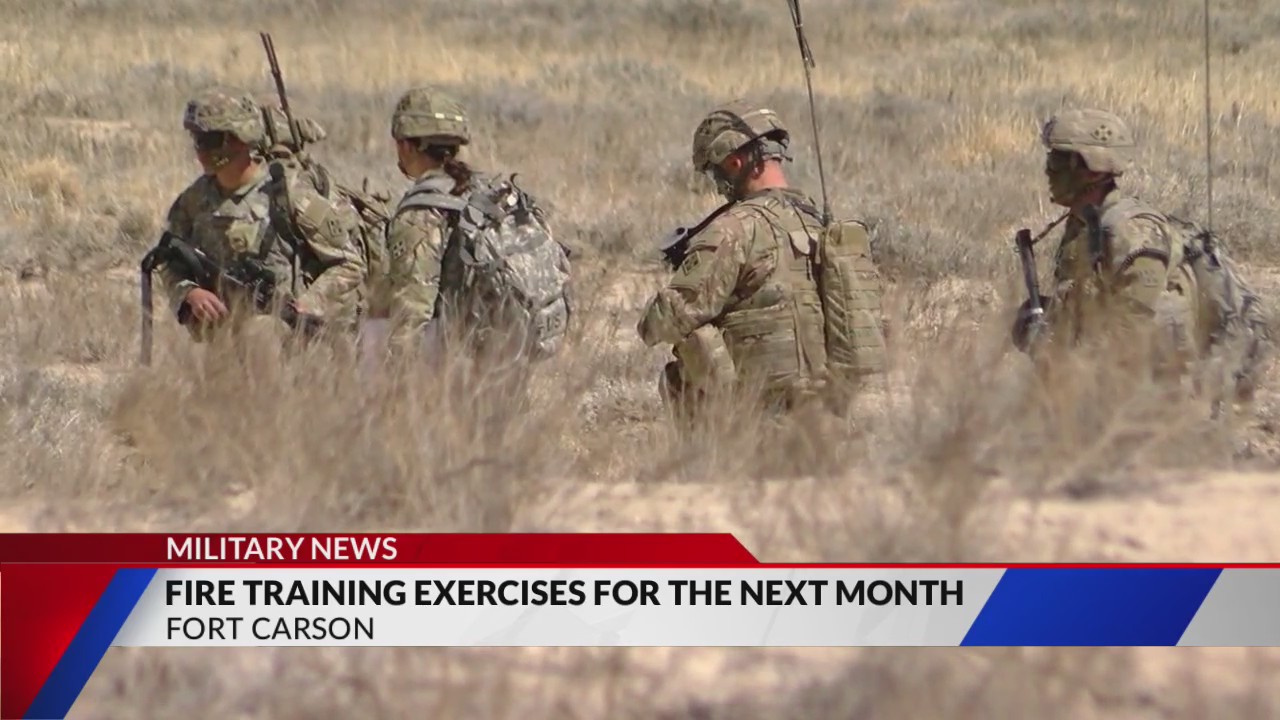 Fort Carson to conduct live-fire training exercises for nearly a month ...