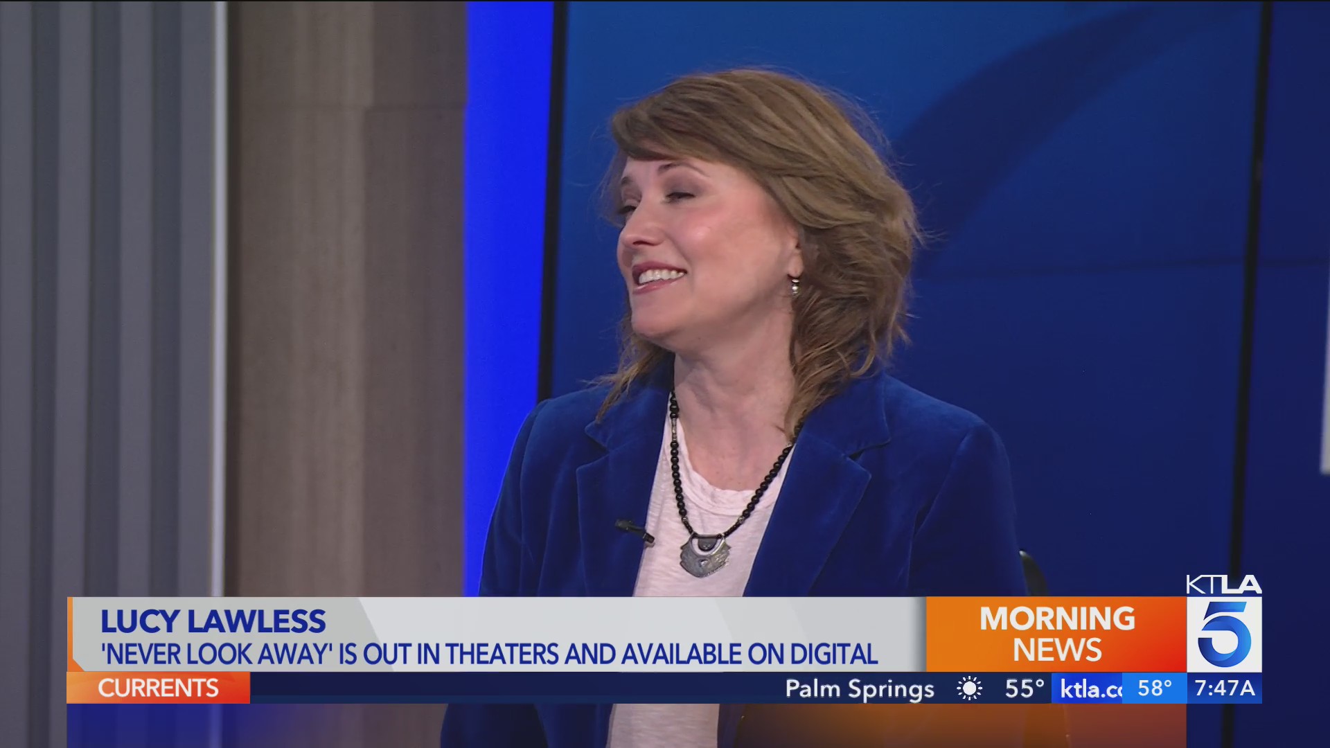 Lucy Lawless makes her directorial debut with ‘Never Look Away’ – KTLA