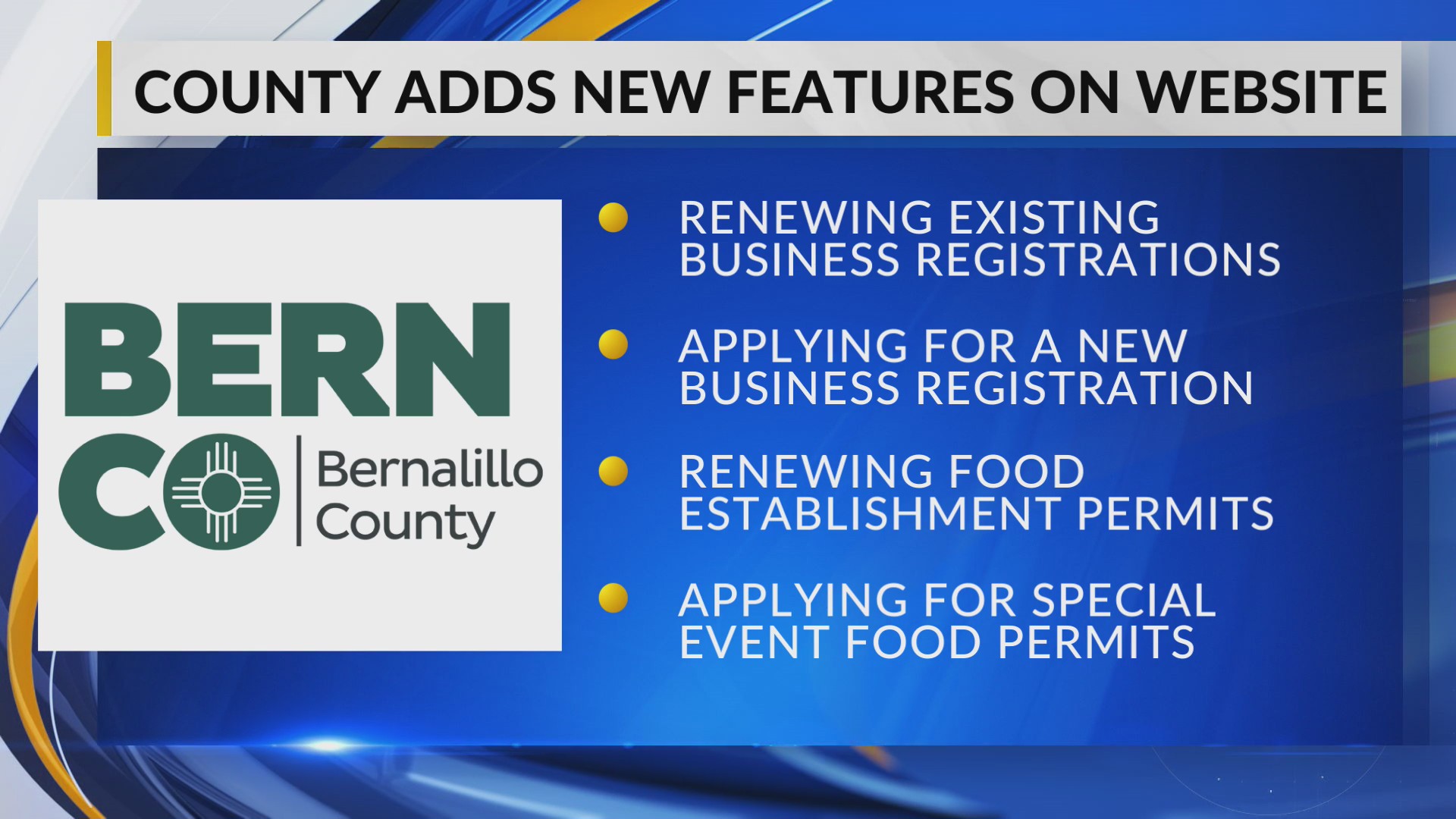 Bernalillo County adds online tools for business registration, health ...