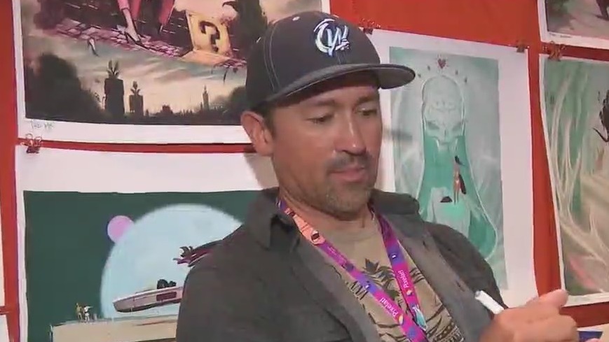 Artist showcases art for a decade inside Comic-Con – FOX 5 San Diego ...