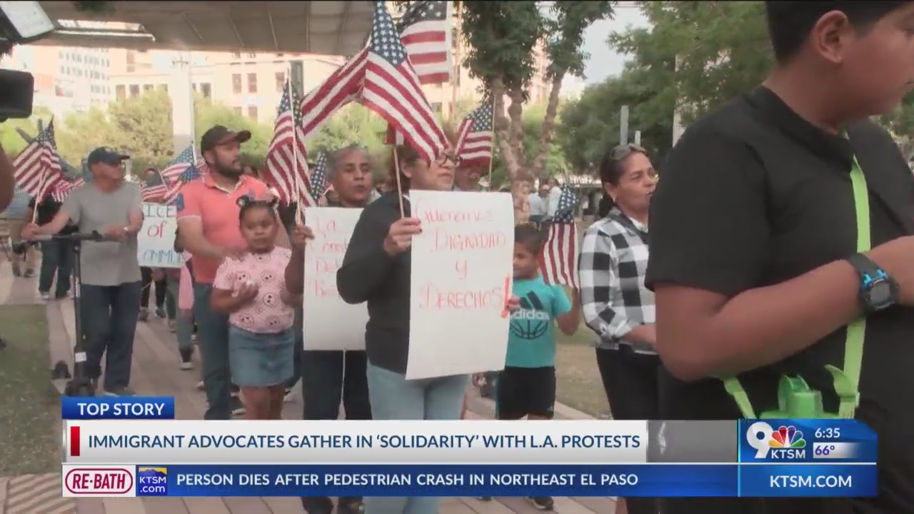 Local advocates gather in solidarity with LA protests – BorderReport