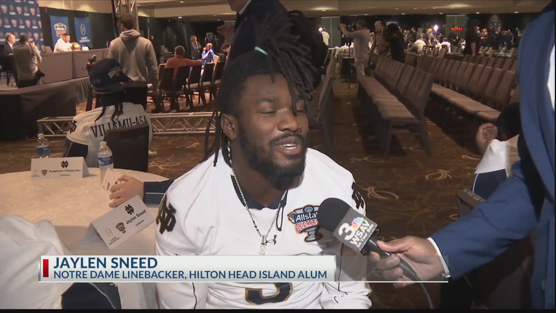 WSAV Exclusive: One-on-one with Hilton Head Island native Jaylen Sneed ahead of the Sugar Bowl ...