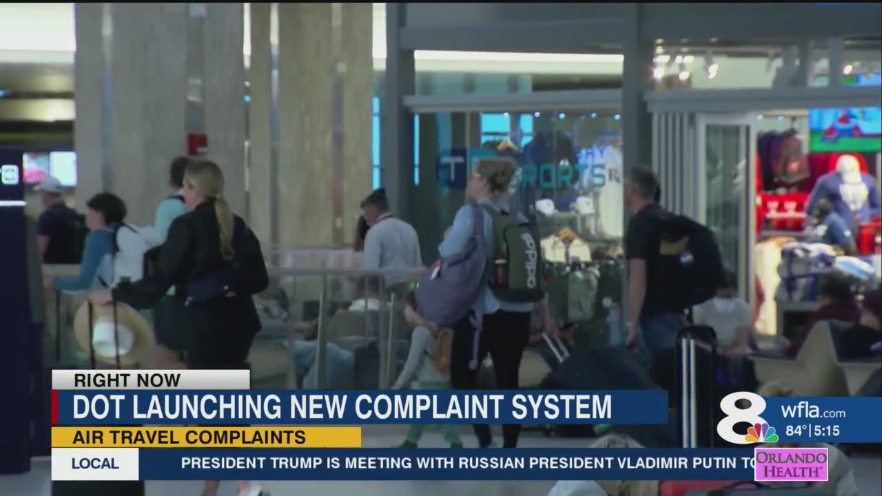 USDOT launches new aviation consumer complaint system – WFLA