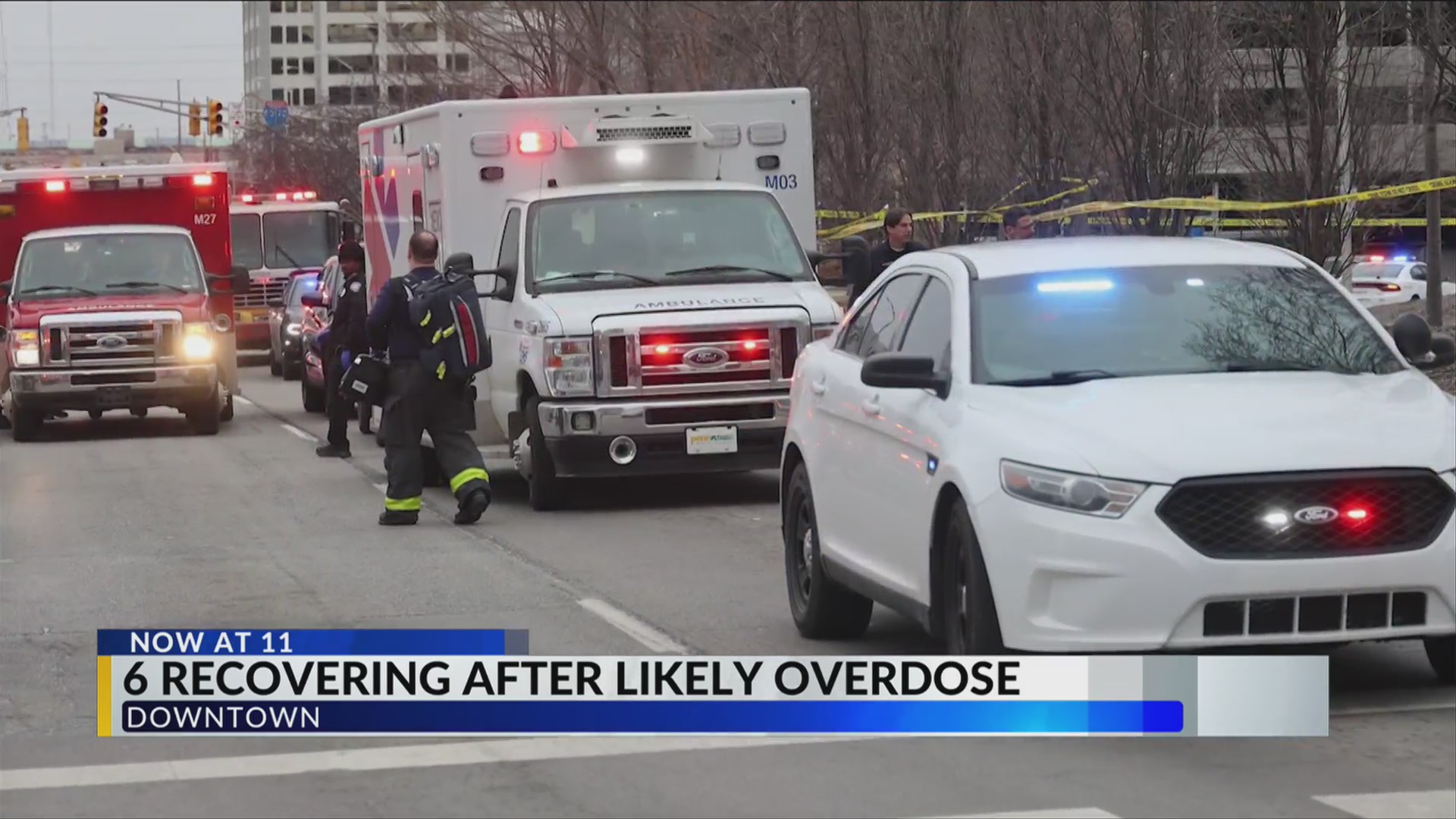 6 people hospitalized after reports of mass overdose in downtown Indy ...