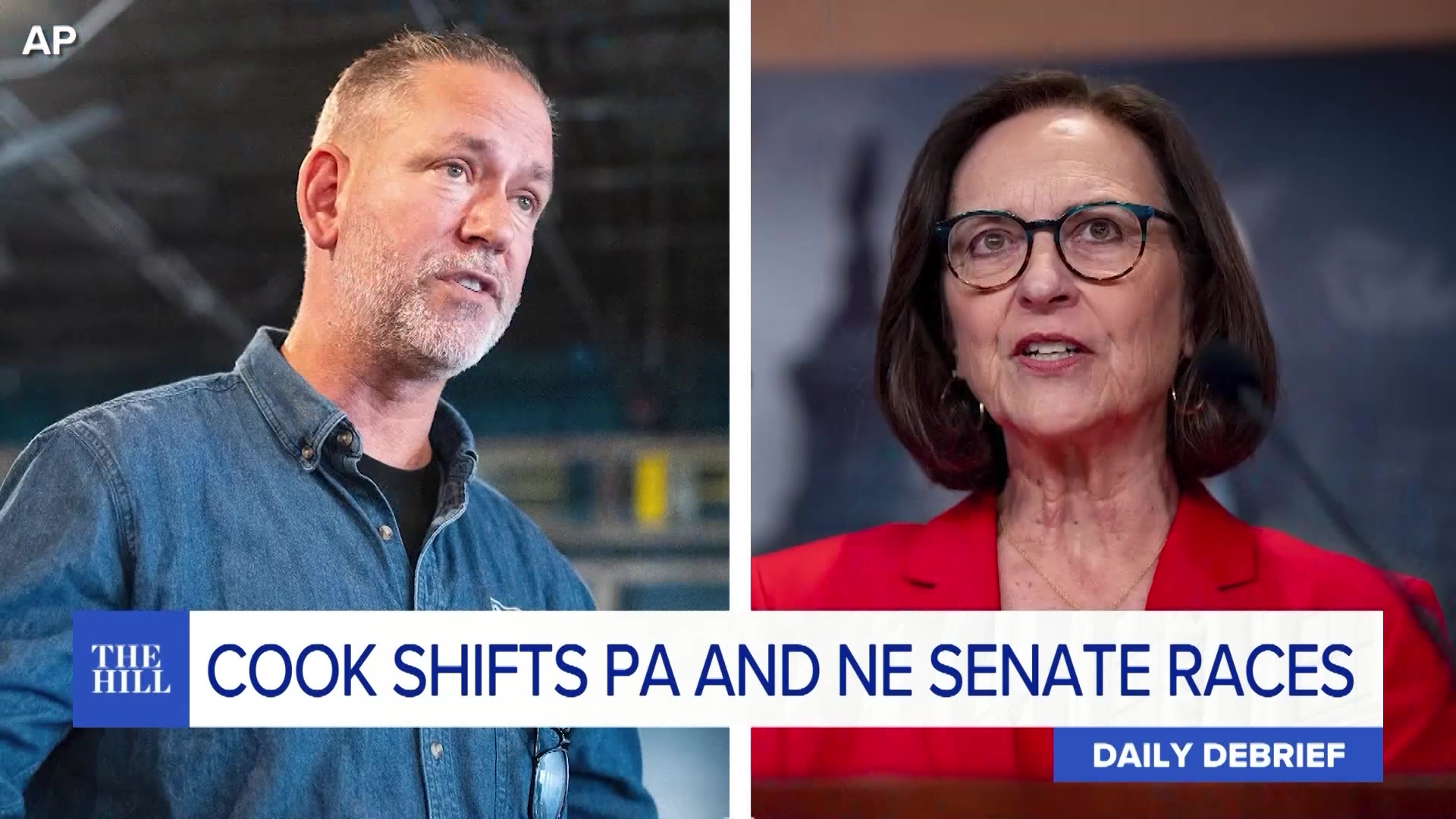 Cook shifts Pennsylvania Senate to ‘toss-up,’ Nebraska to ‘lean ...