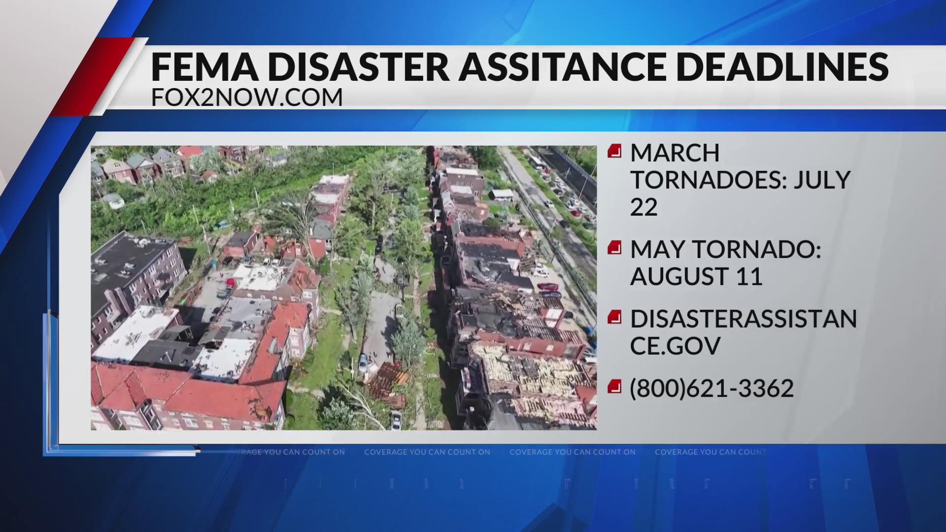 First deadline for FEMA Individual Assistance approaching – FOX 2