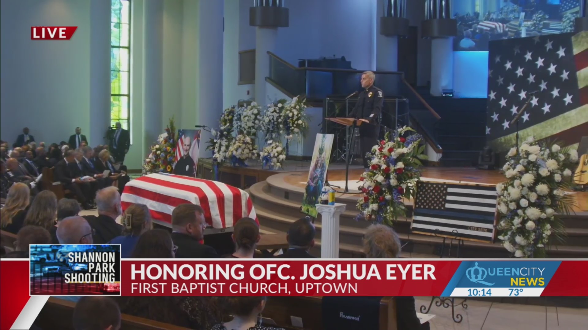 Funeral: Honoring the life and service of CMPD Officer Joshua Eyer ...