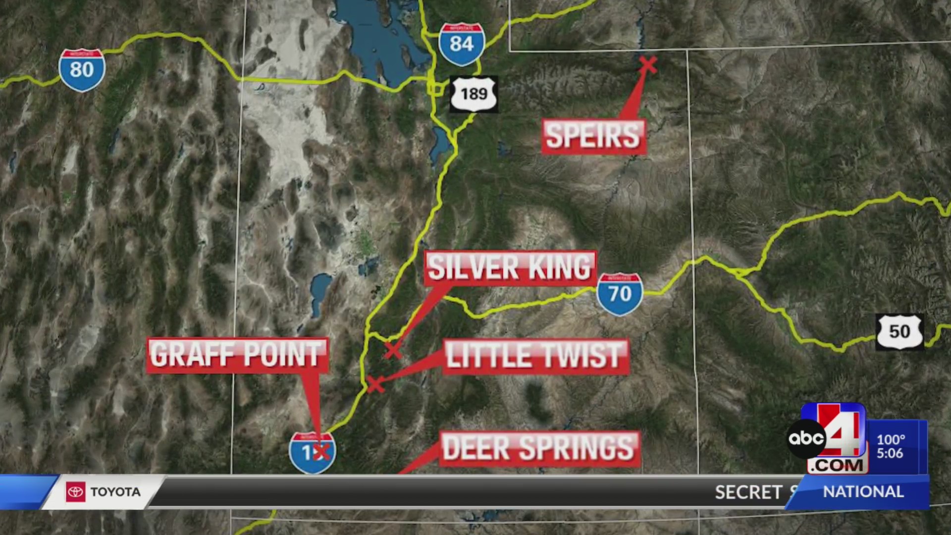 A look at the biggest and newest wildfires in Utah – ABC4 Utah