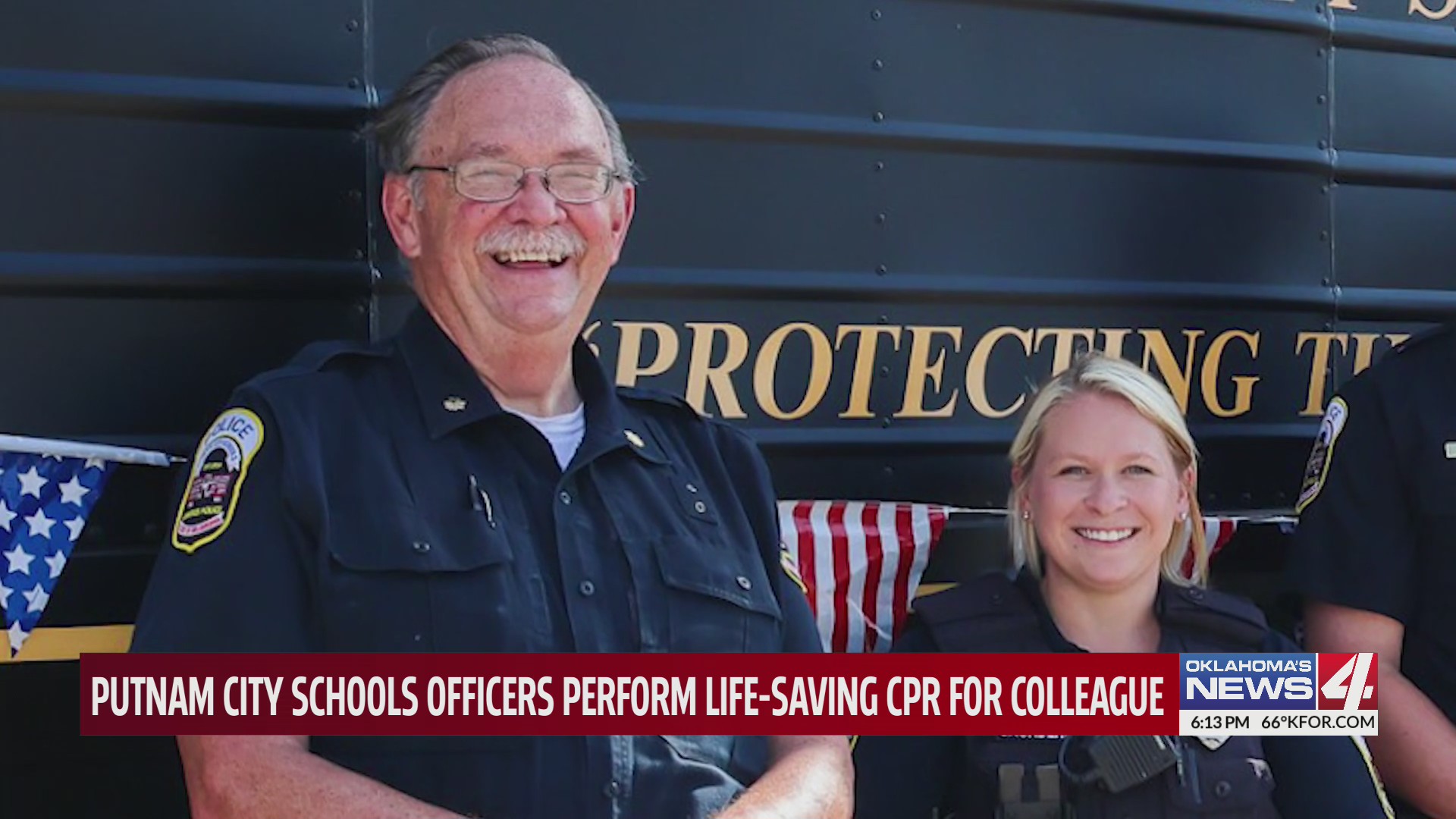 Putnam City Schools officers perform life-saving CPR for colleagues ...