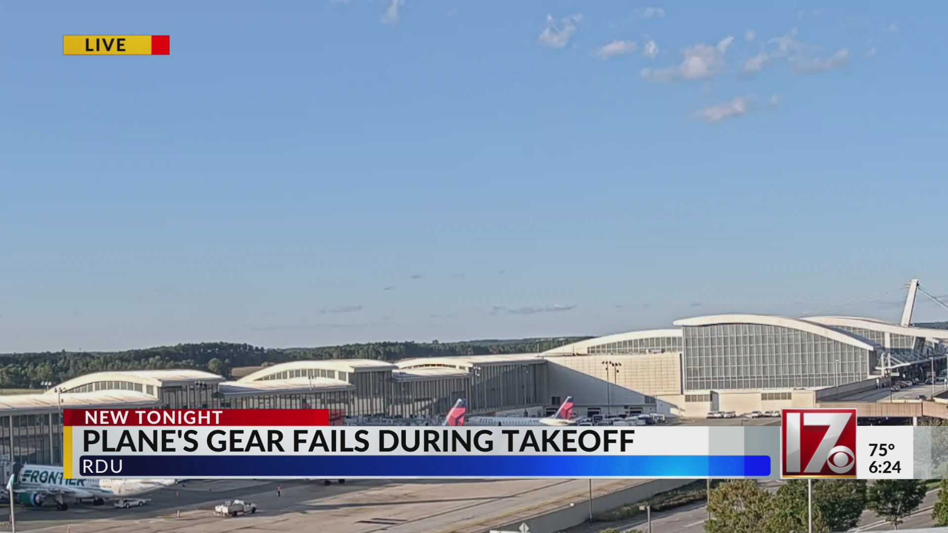 RDU runway reopens after plane’s gear fails in takeoff – CBS17.com