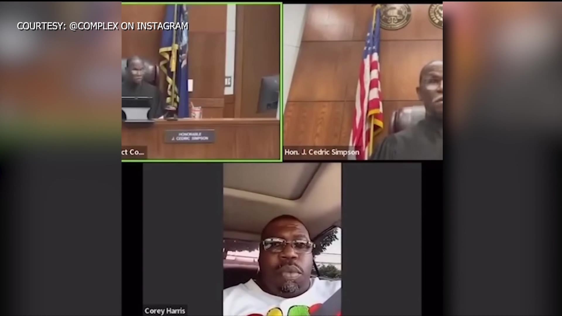 Viral video: Man with suspended license charge shows up to virtual ...