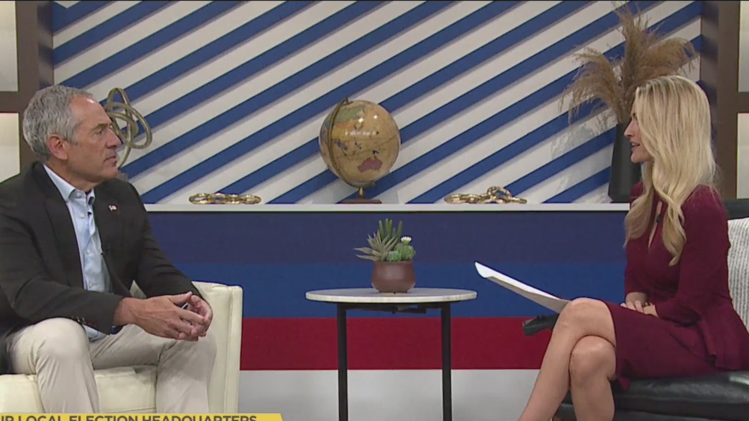 California gubernatorial candidate Ethan Penner visits KUSI – FOX 5 San ...