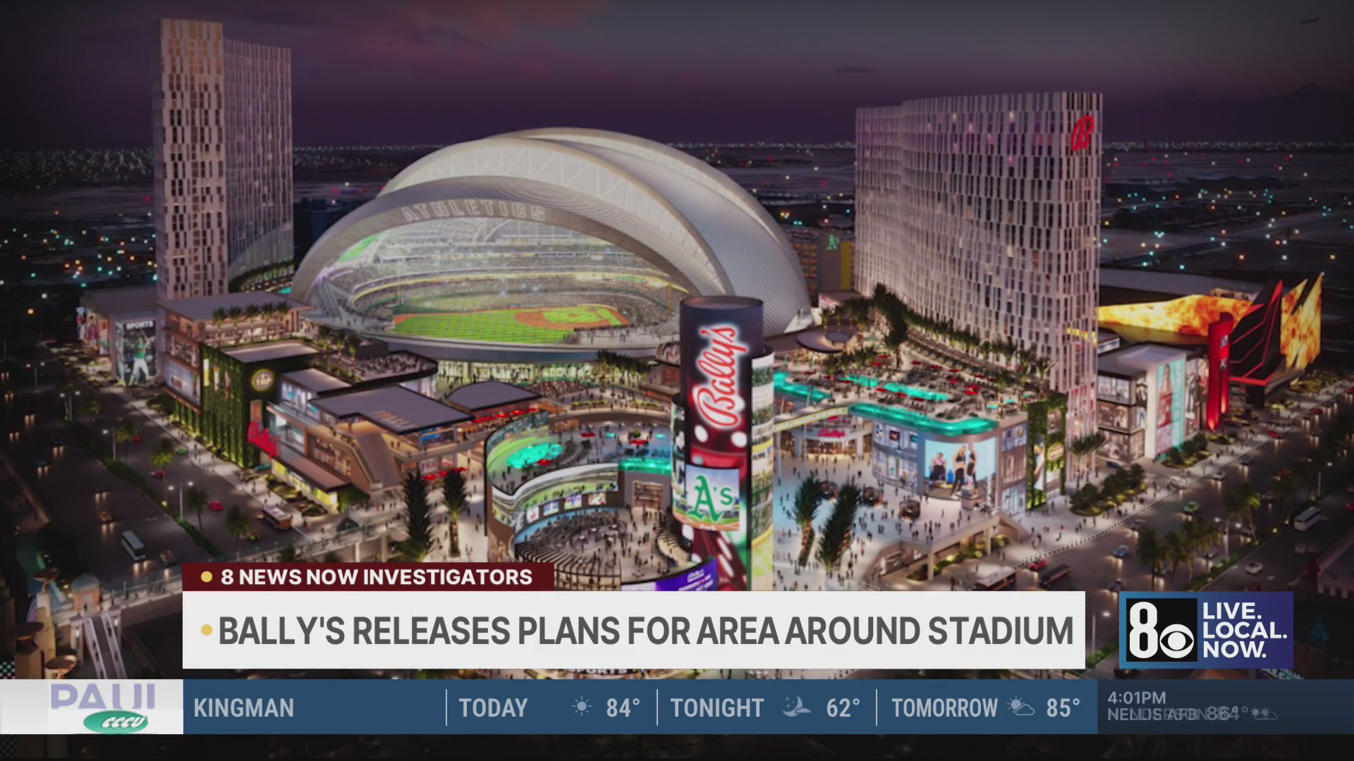 Bally’s shares more details about campus around A’s Las Vegas stadium ...