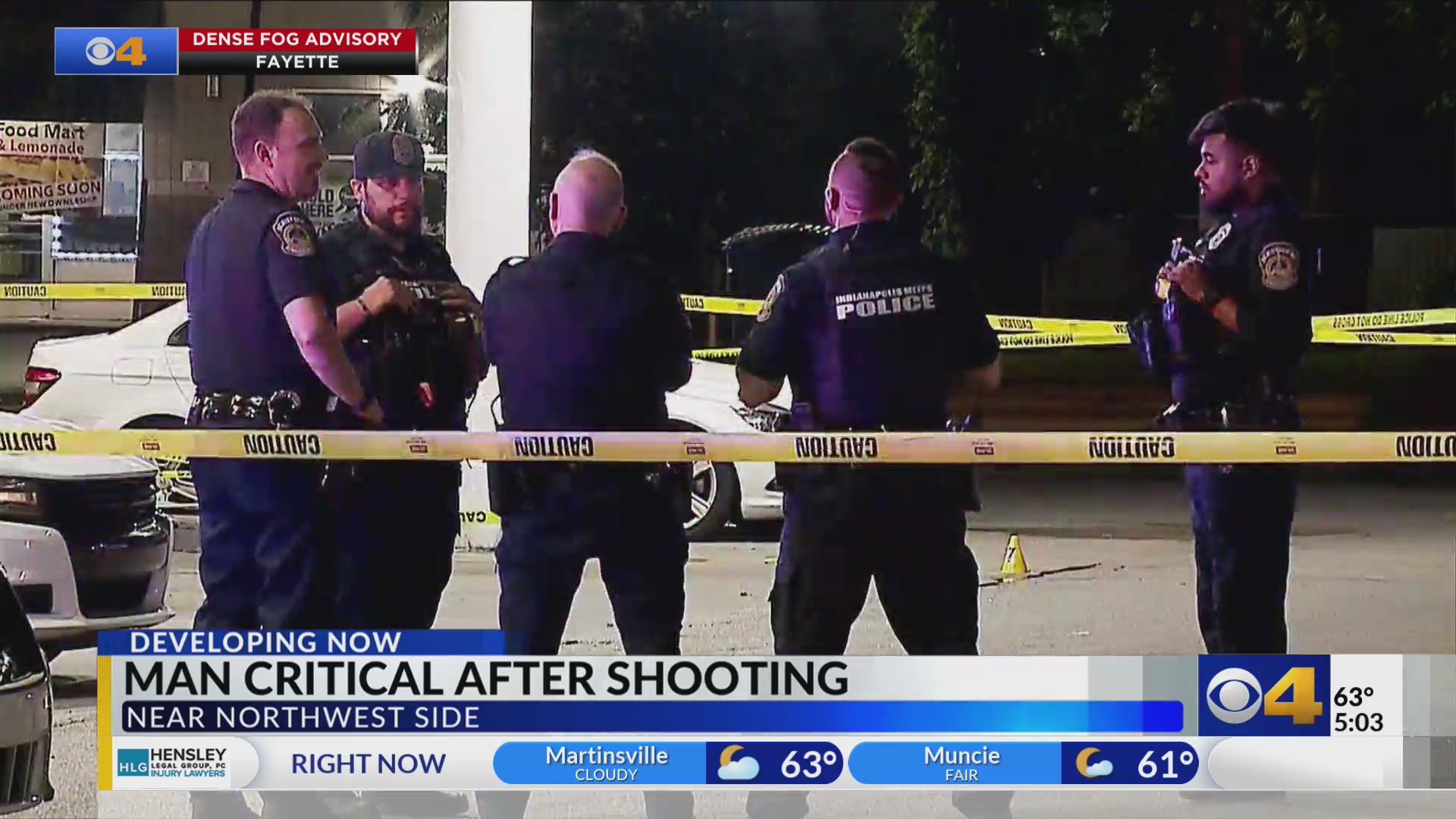 Man in critical condition after near northwest shooting – WTTV CBS4Indy