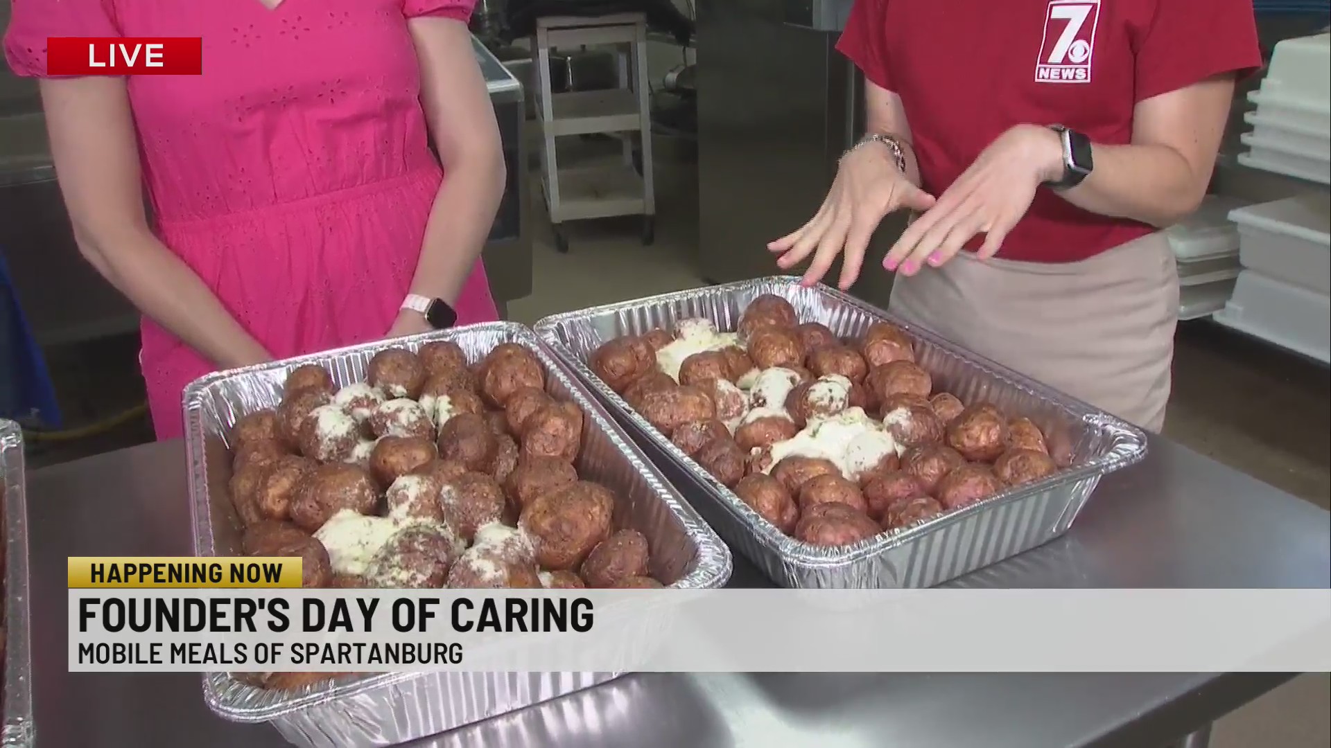 WSPA-TV gives back for Founders Day of Caring at Mobile Meals of ...