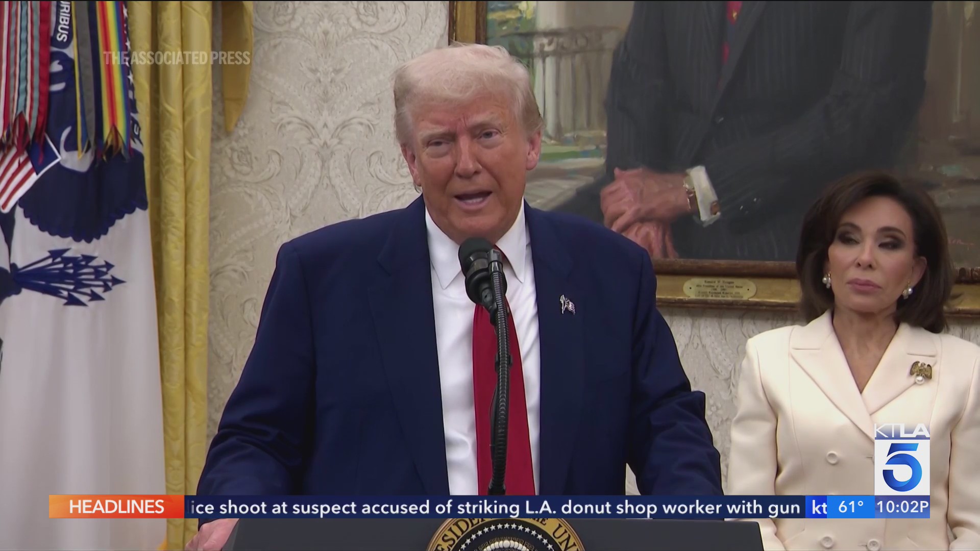 Federal trade court blocks Trump from imposing sweeping tariffs under emergency powers law – KTLA