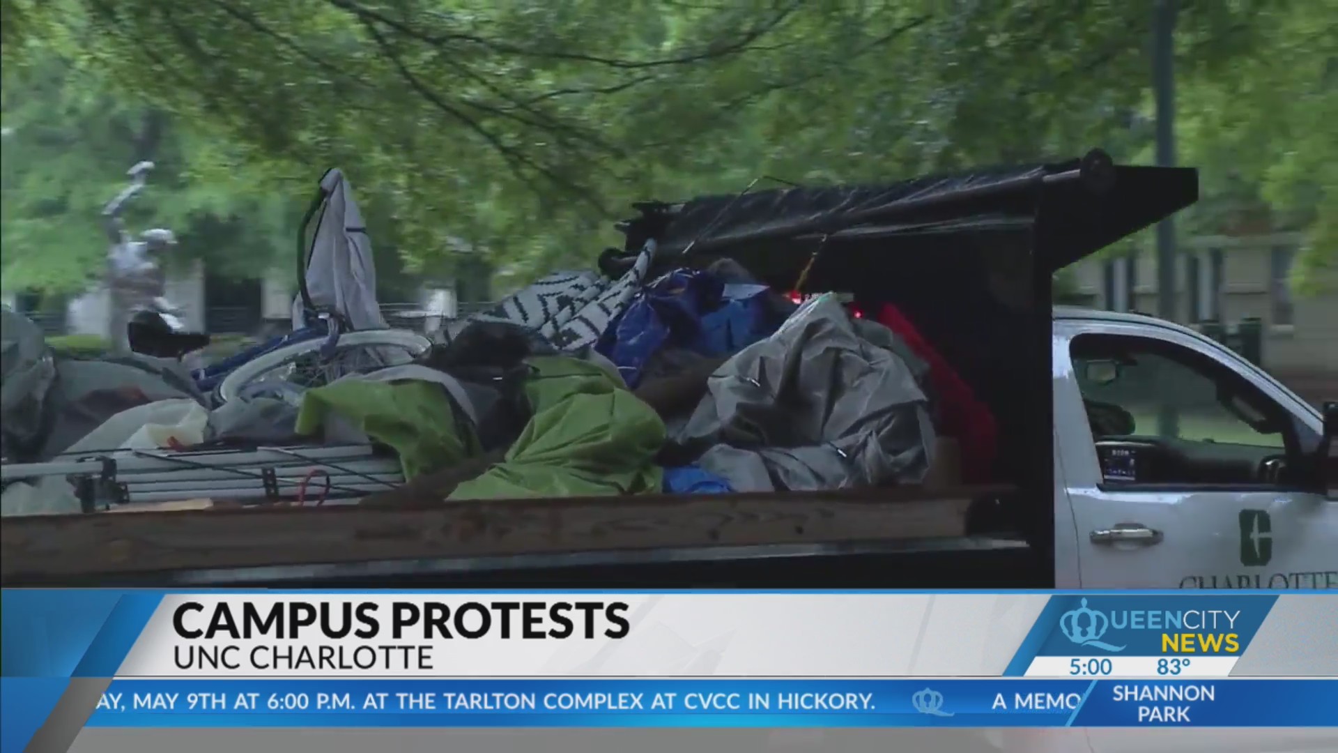 Police remove protesters’ encampment at UNC Charlotte – WSPA 7NEWS