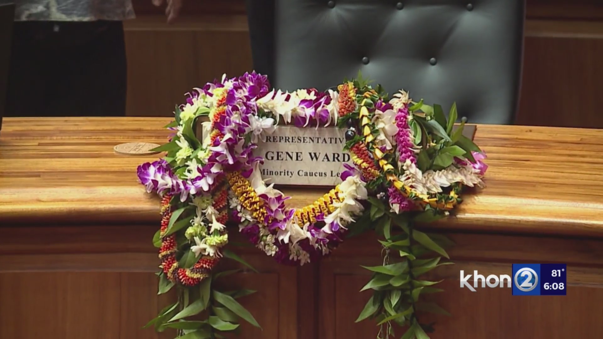 Celebration of life to honor former Rep. Gene Ward – KHON2
