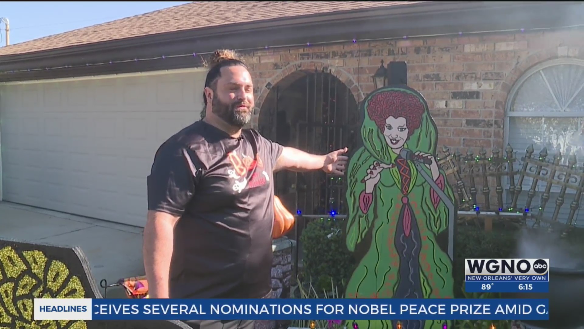 Magical ‘Hocus Pocus’-themed Halloween display in front yard in ...