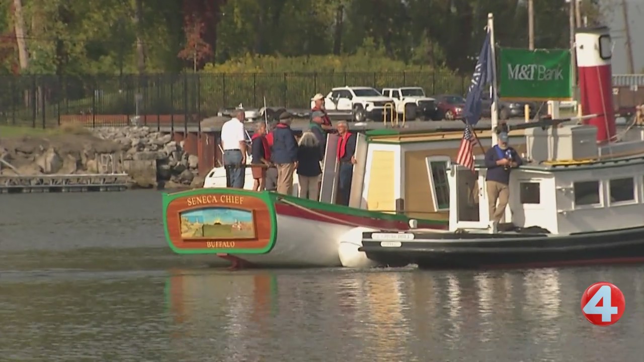 Erie Canal boat Seneca Chief sets sail to New York City – News 4 Buffalo