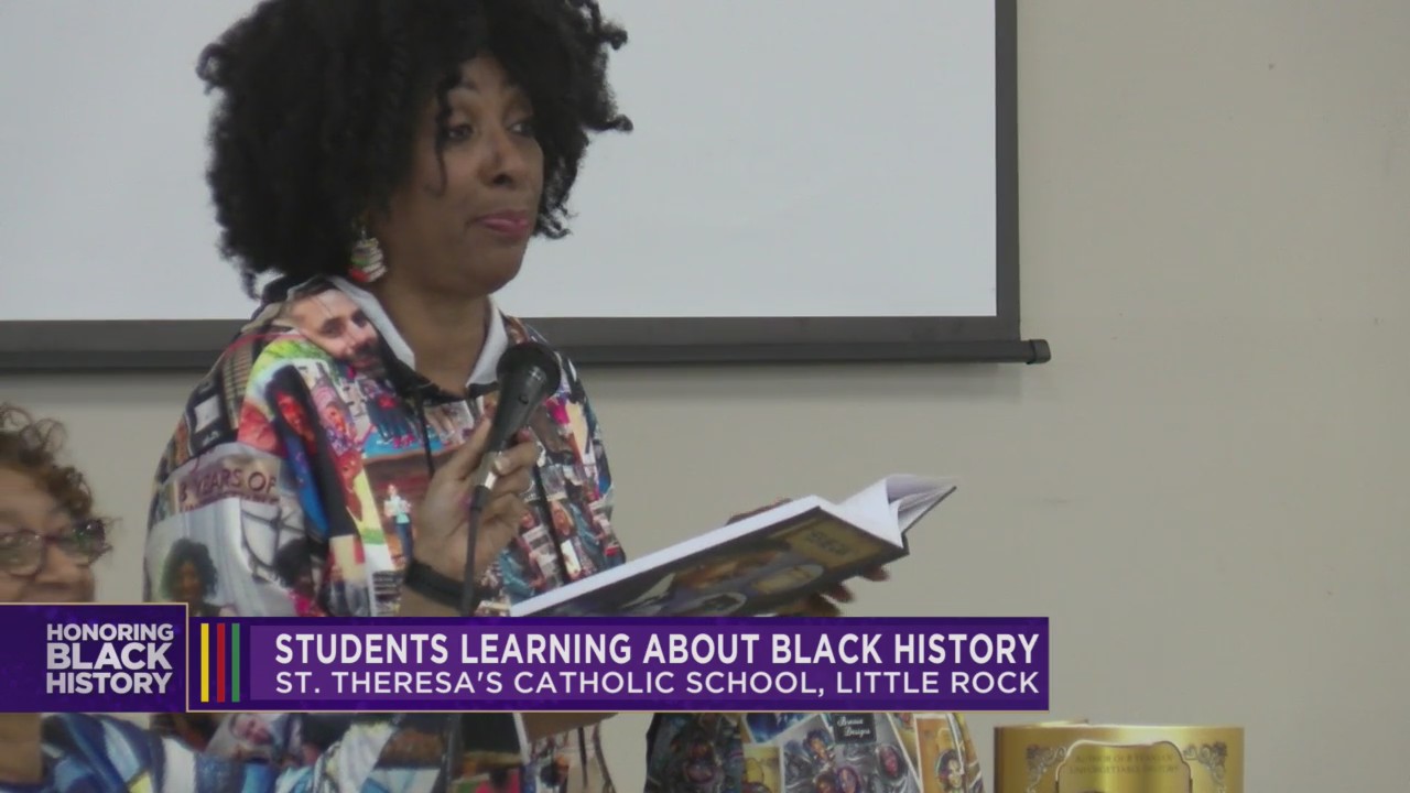 Little Rock students celebrate Black History Month with special speaker ...