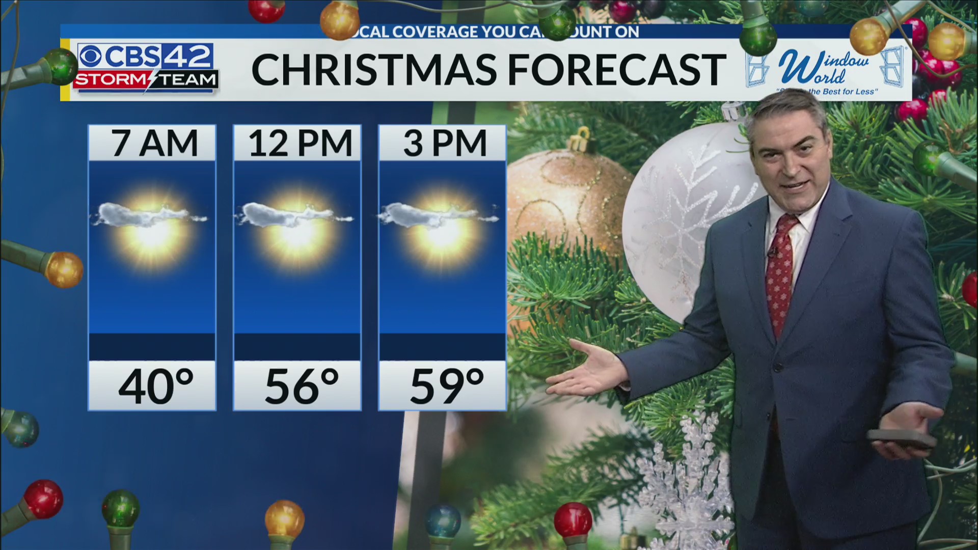 Christmas Eve CBS 42 News at 4 pm Weather Update – CBS 42