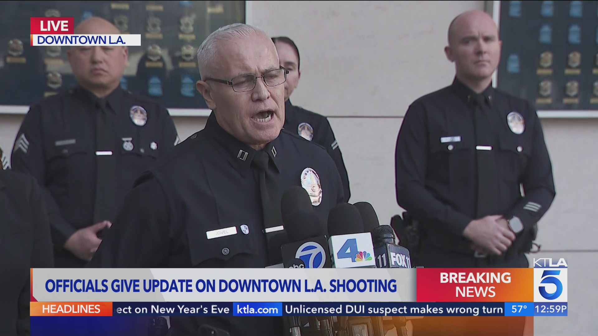 LAPD officials provide update on search for downtown L.A. Target gunman ...