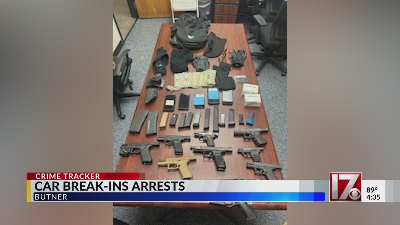 5 juveniles charged after stolen firearms seized in Butner, police say ...