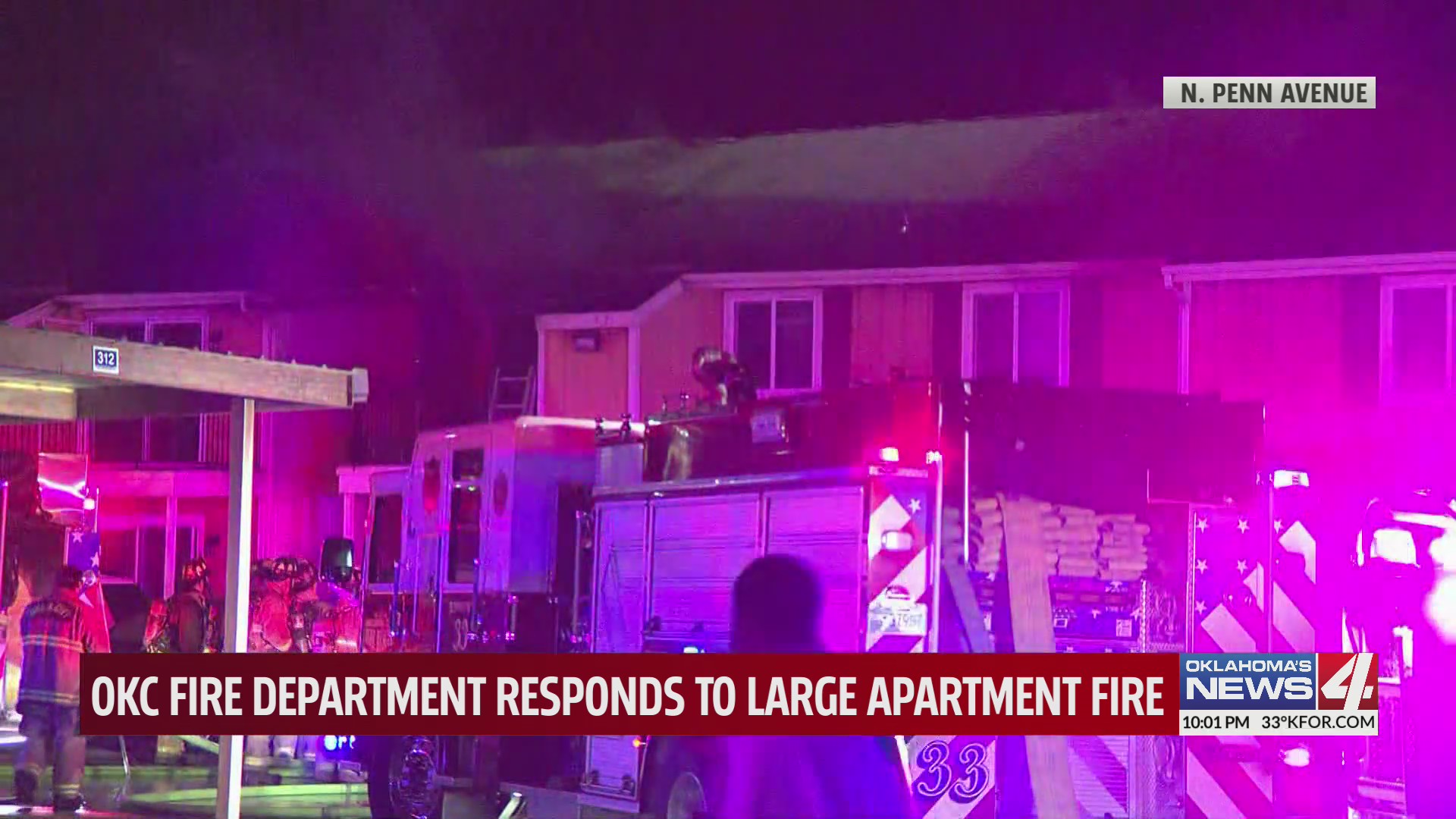 OKC Fire Department responds to large apartment fire – KFOR.com ...