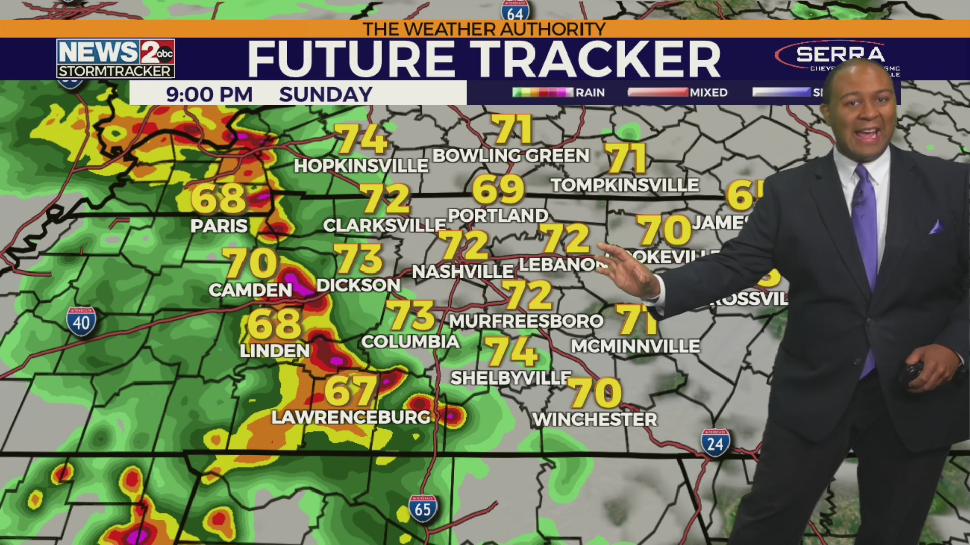 May 5, 2024 Morning Forecast – WKRN News 2
