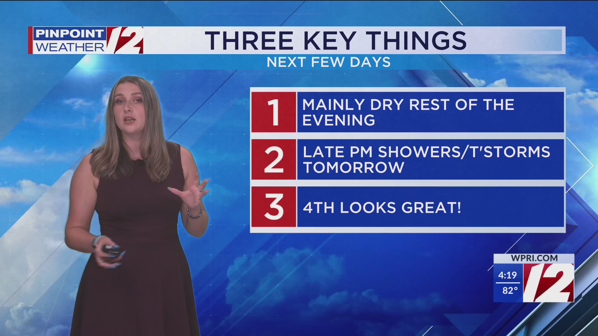 WPRI 12 Weather Forecast 7/2/25 – WPRI.com