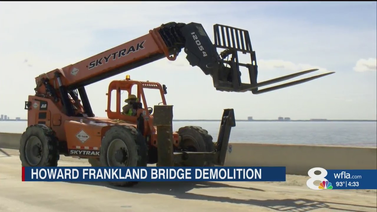 FDOT begins demolition of 1960s Howard Frankland Bridge – WFLA