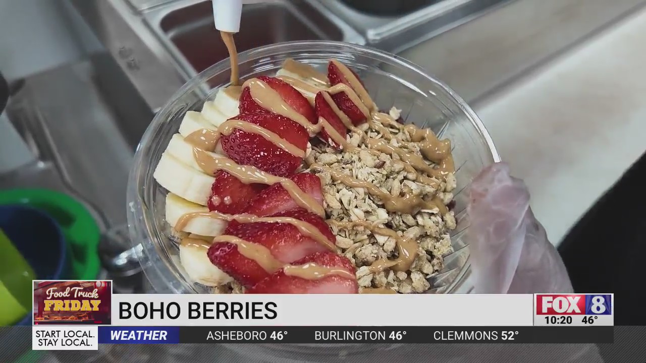 Boho Berries food truck in Greensboro serves a mélange of fresh fruit ...