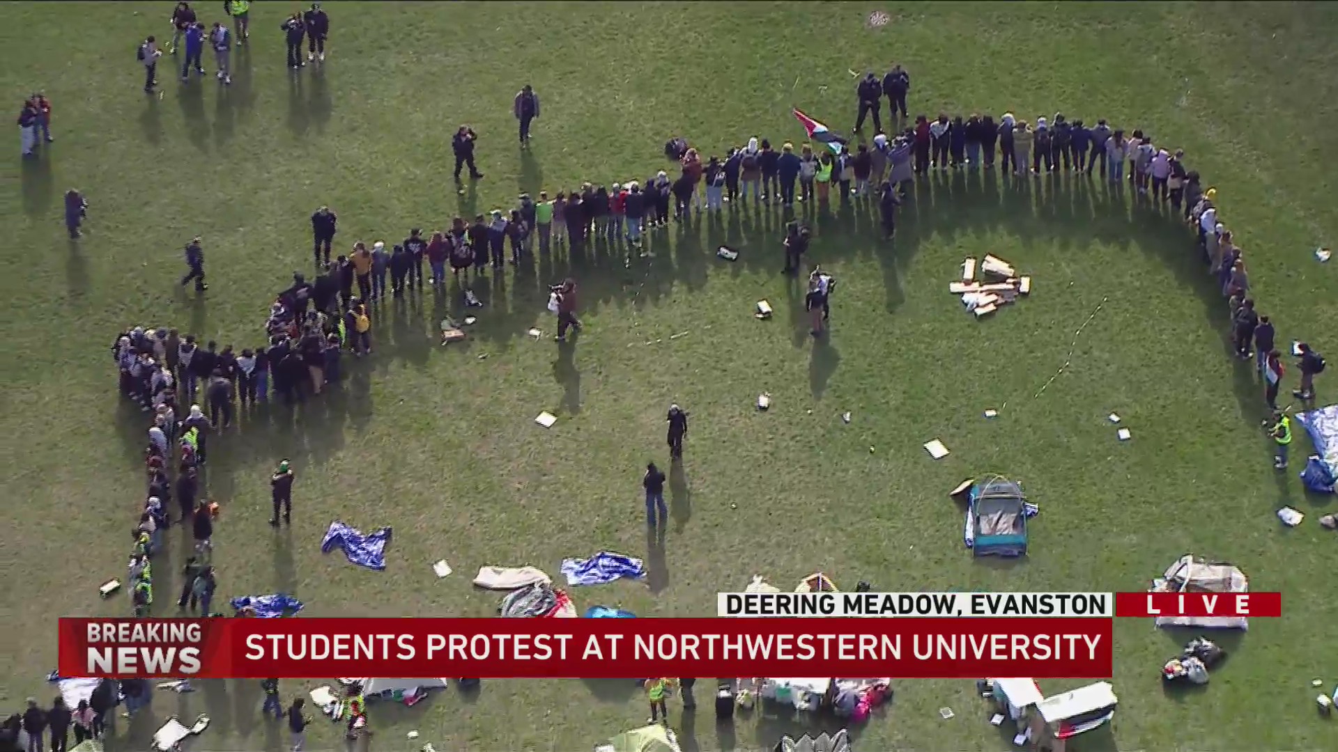 Student protest at Northwestern University – WGN-TV