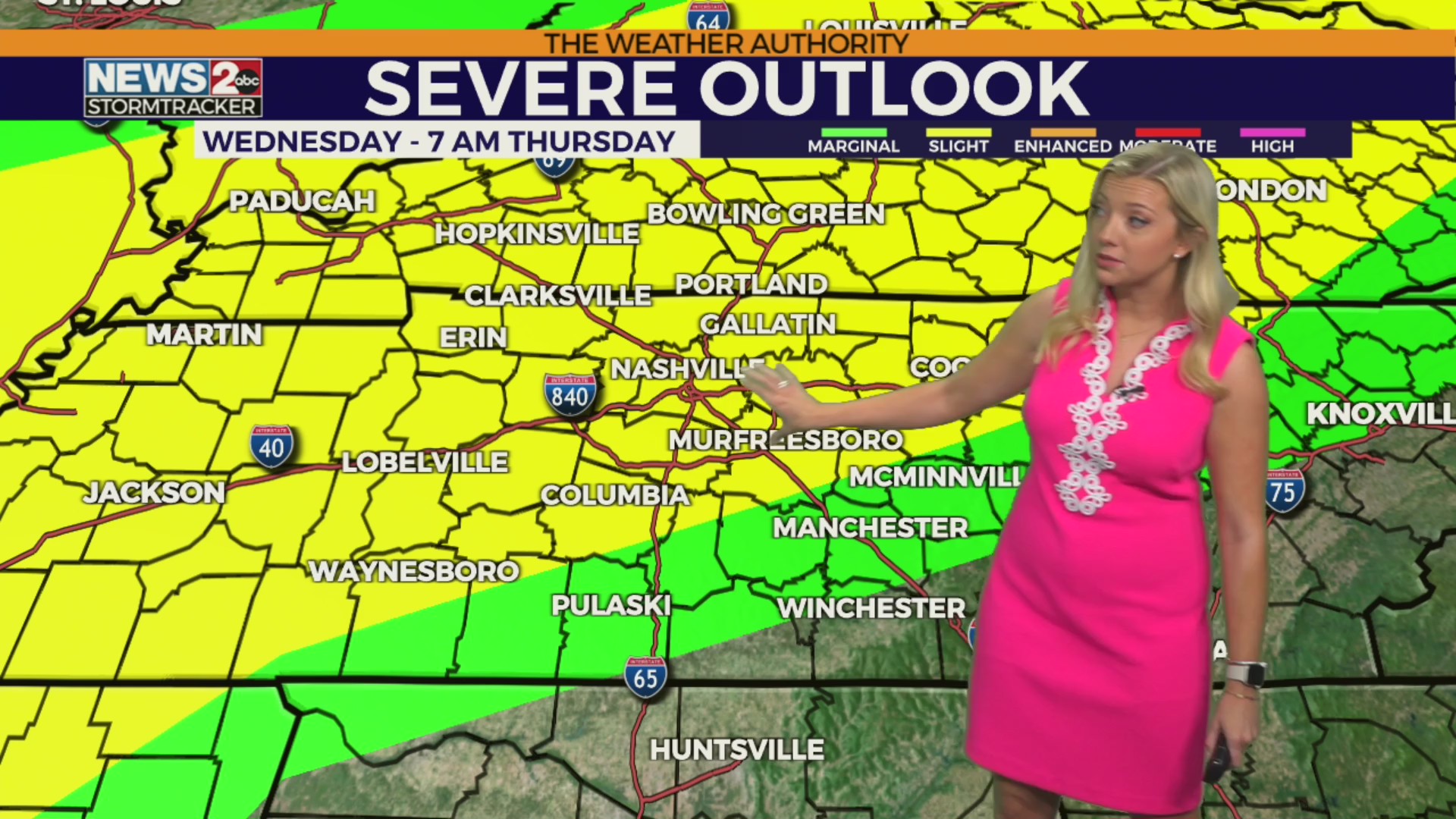 Severe Storms possible this afternoon – WKRN News 2