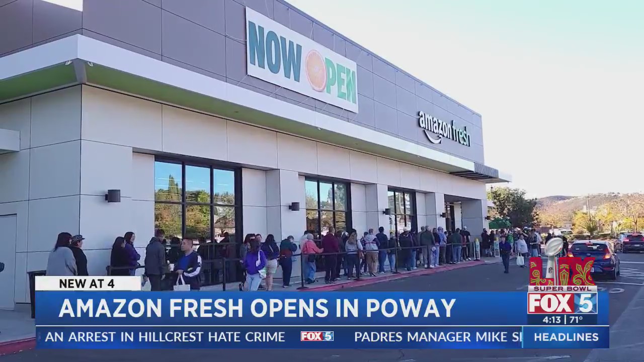 Amazon Fresh opens in Poway – FOX 5 San Diego & KUSI News