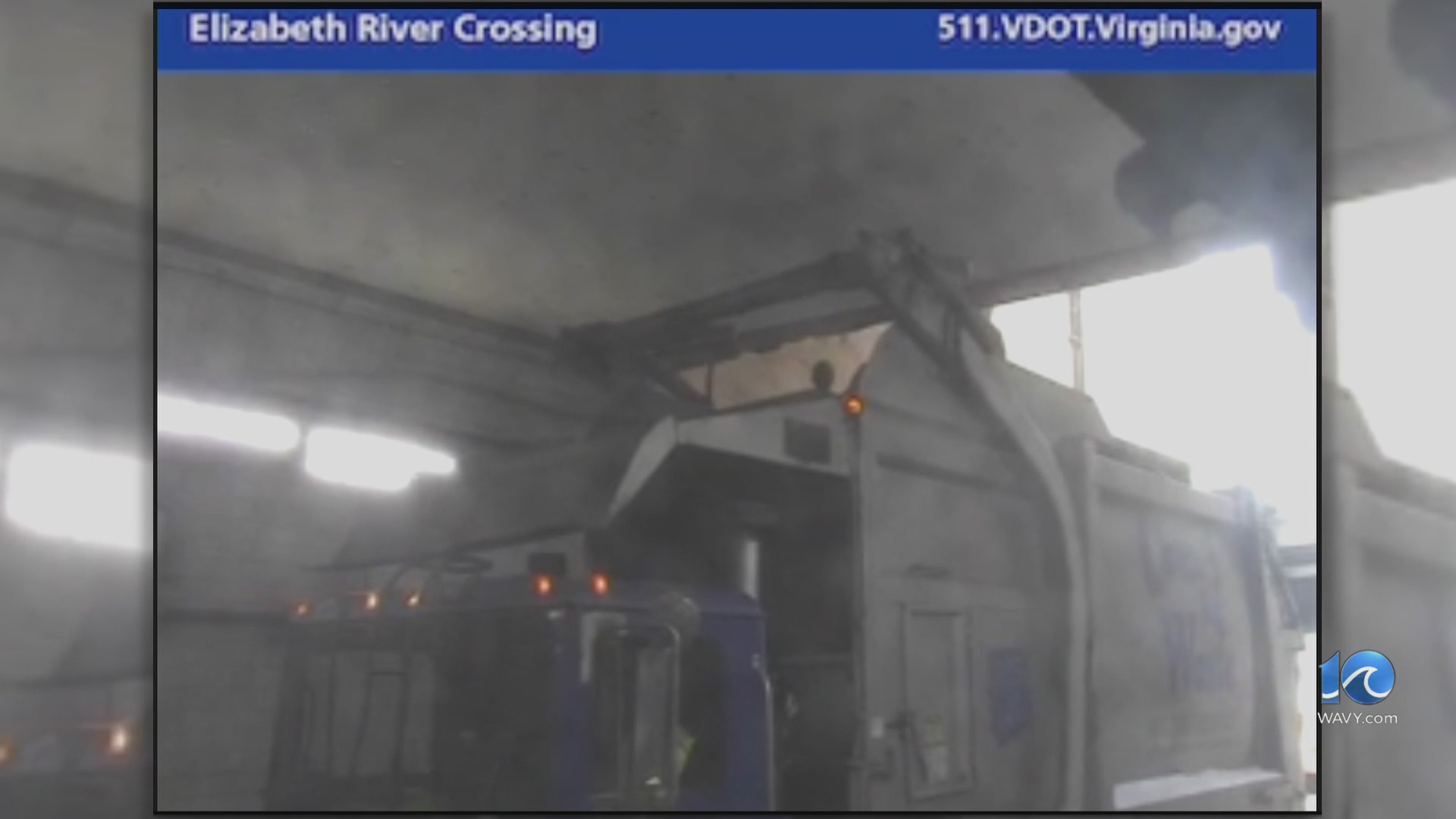 Garbage truck driver charged after striking ceiling in Downtown Tunnel ...