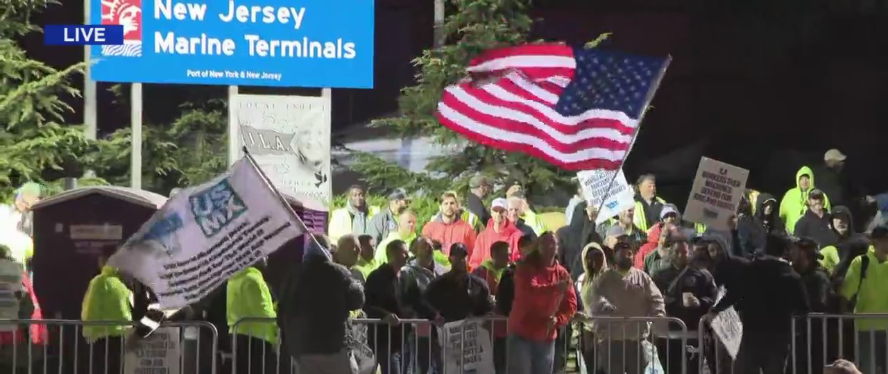 NY, NJ dock worker strike continues into the night – PIX11