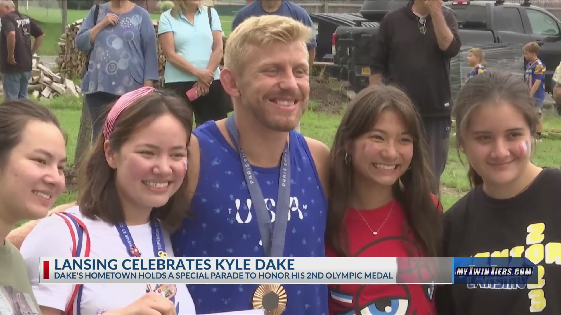 Olympic medalist Kyle Dake honored with special parade, Coffey and ...