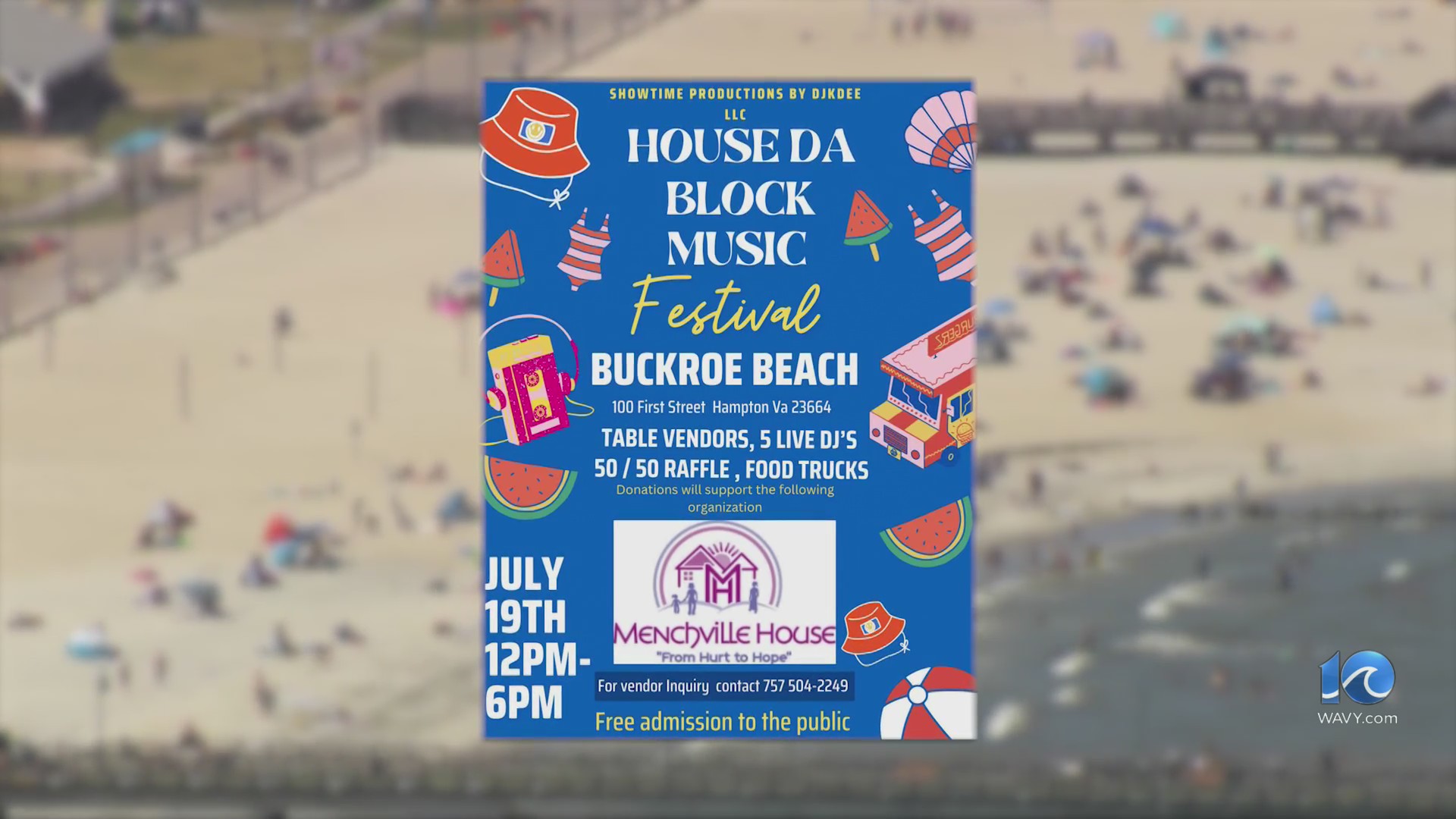 House Da Block Music Festival hits Buckroe Beach – WAVY.com
