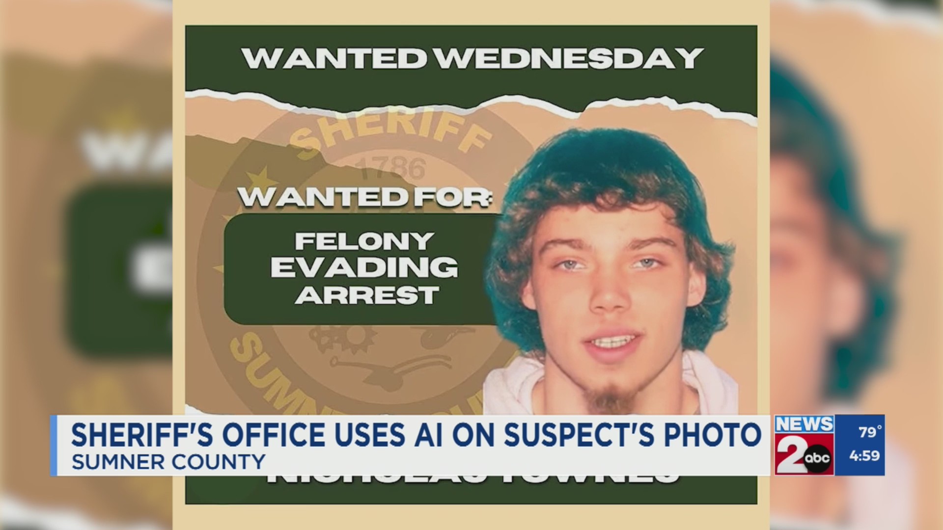 Sumner County Sheriff’s Office uses AI to make suspect’s photo appear ...