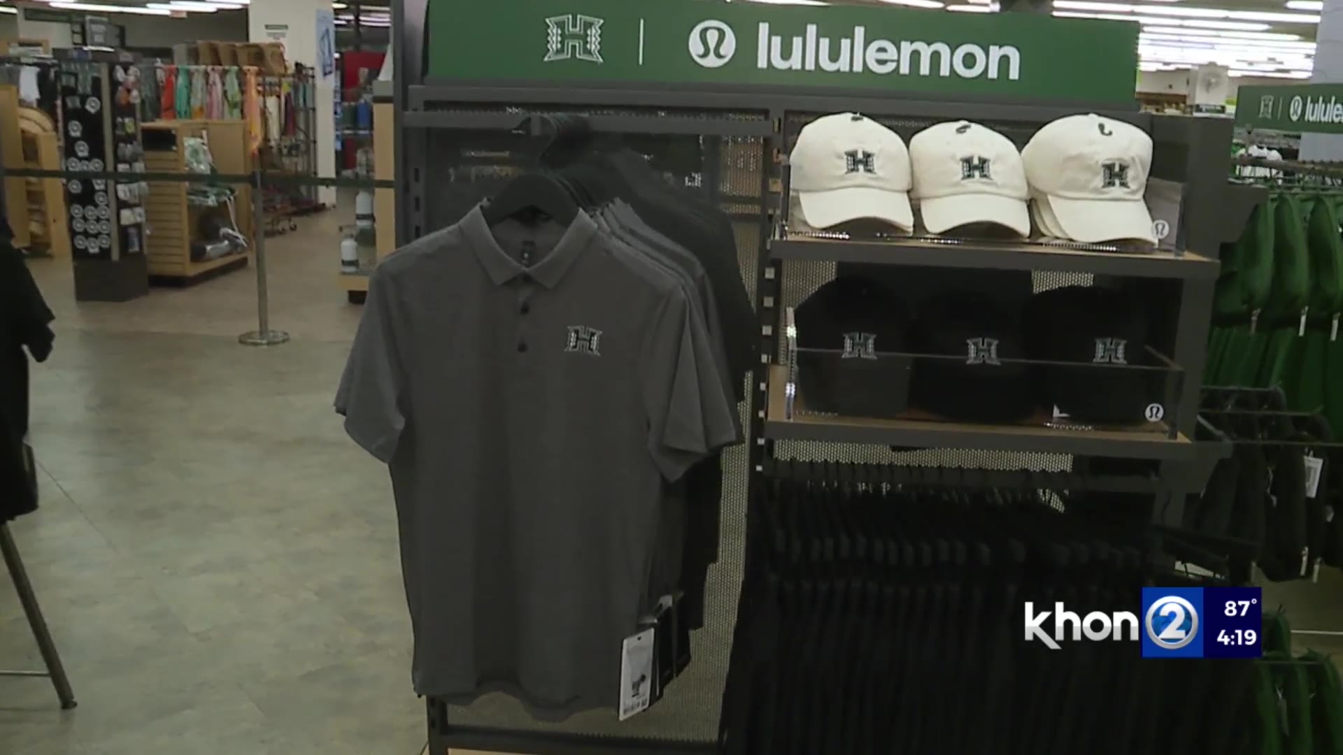 UH, lululemon exclusive collab launches at Manoa bookstore – KHON2