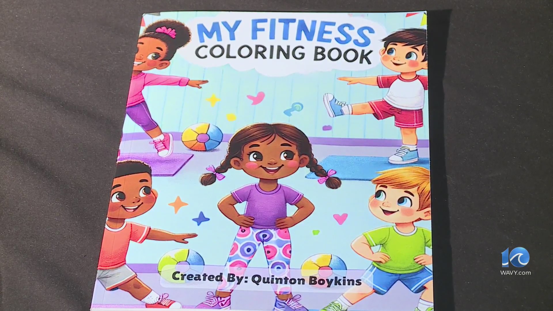 ‘My Fitness Coloring Book’ offers parents and kids educational exercise ...