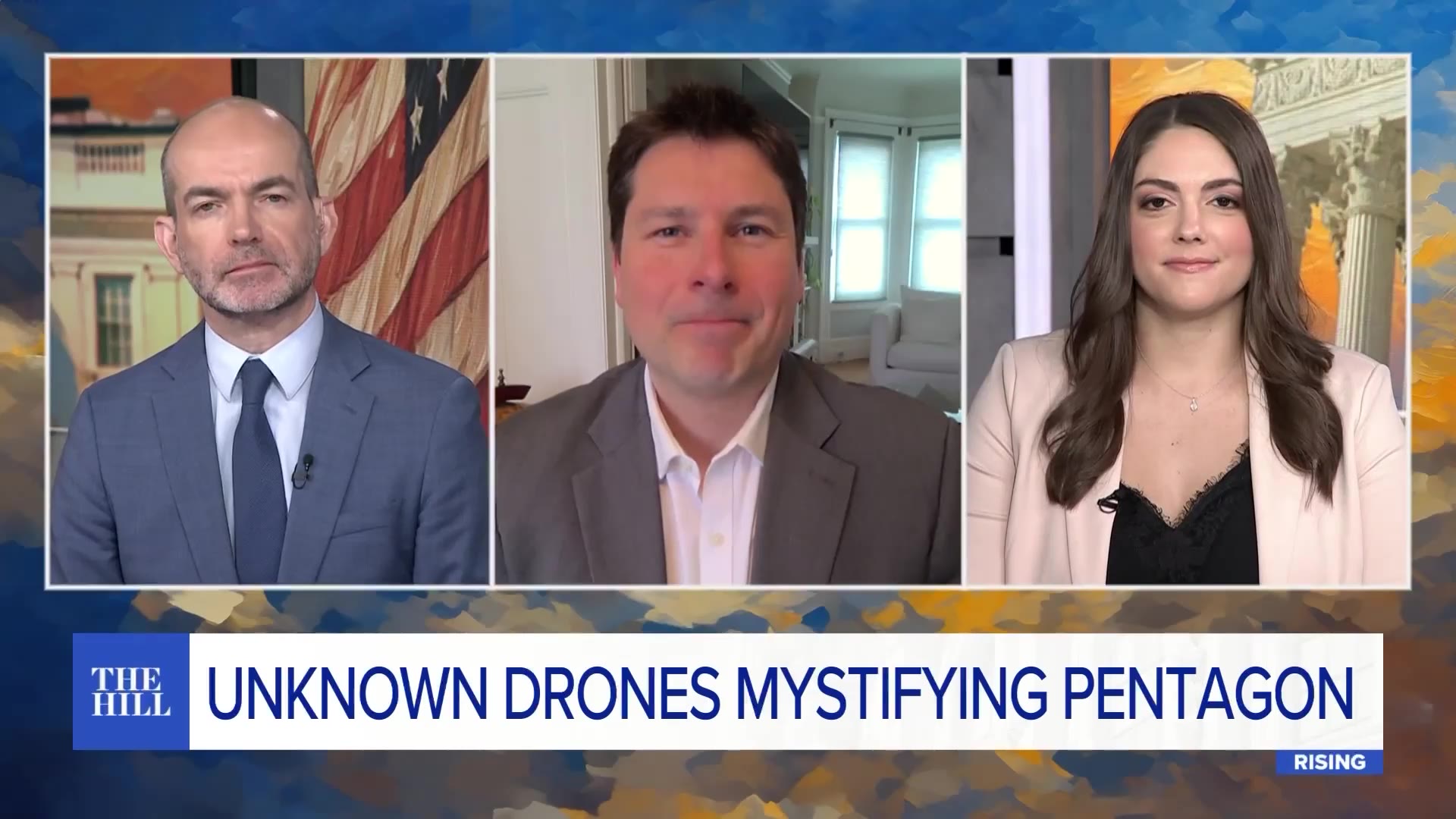 Drones still mystifying Pentagon, spark national security concerns: Marik Von Rennenkampff intv ...