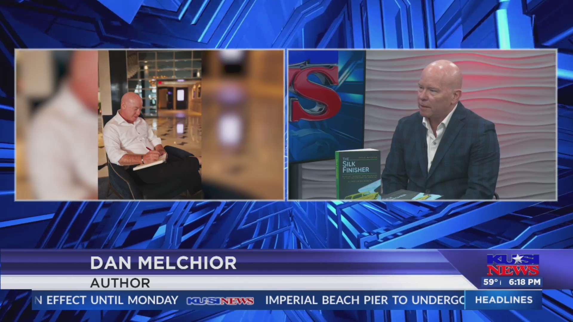 San Diego ‘Silk Finisher’ book signing event with Author Dan Melchior ...