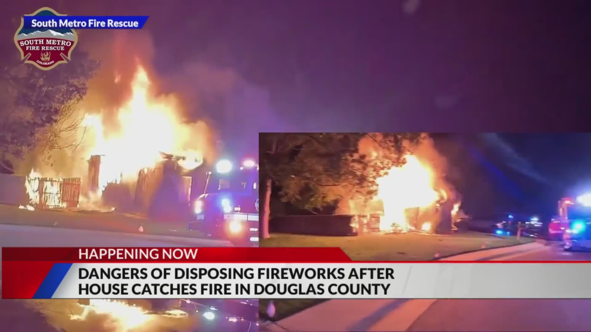 Dangers of disposing of fireworks after house fire – FOX31 Denver
